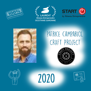 Patrice CAMPARIOL, lauréat 2020 avec CRAFT PROJECT - Réseau ...