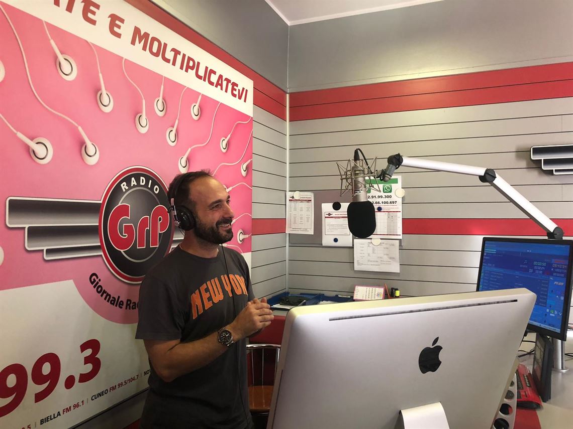 GrP Giornale radio Piemonte...one air Giovanni Radis presenta Rep ...