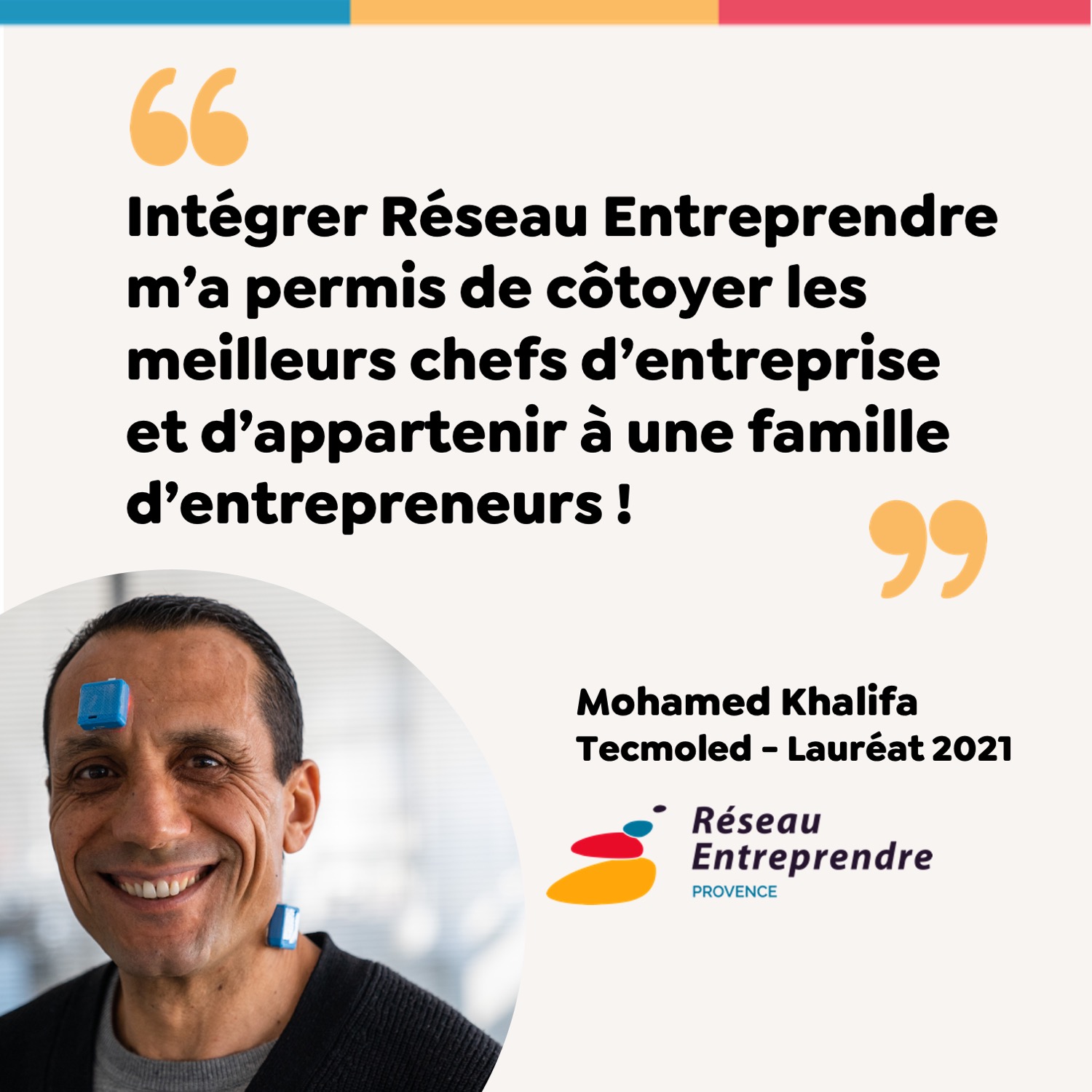 Rencontre avec Mohamed Khalifa, Lauréat Inno 2021 - Réseau Entreprendre Provence