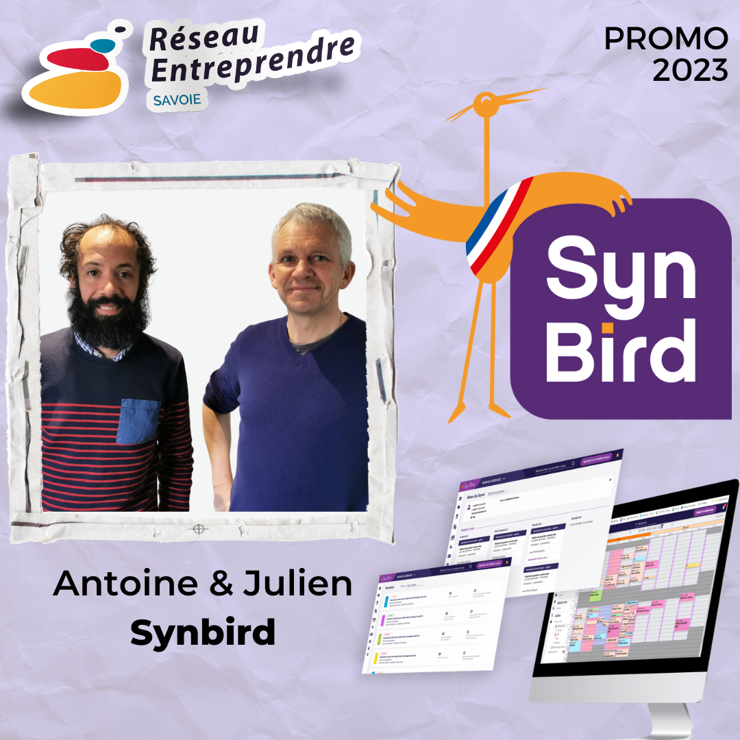 Synbird, entreprise lauréate RES 2023 avec Julien et Antoine